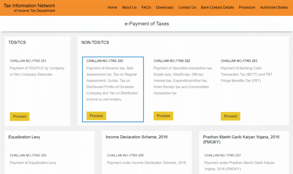 How to pay Income Tax Online in - Fintistic